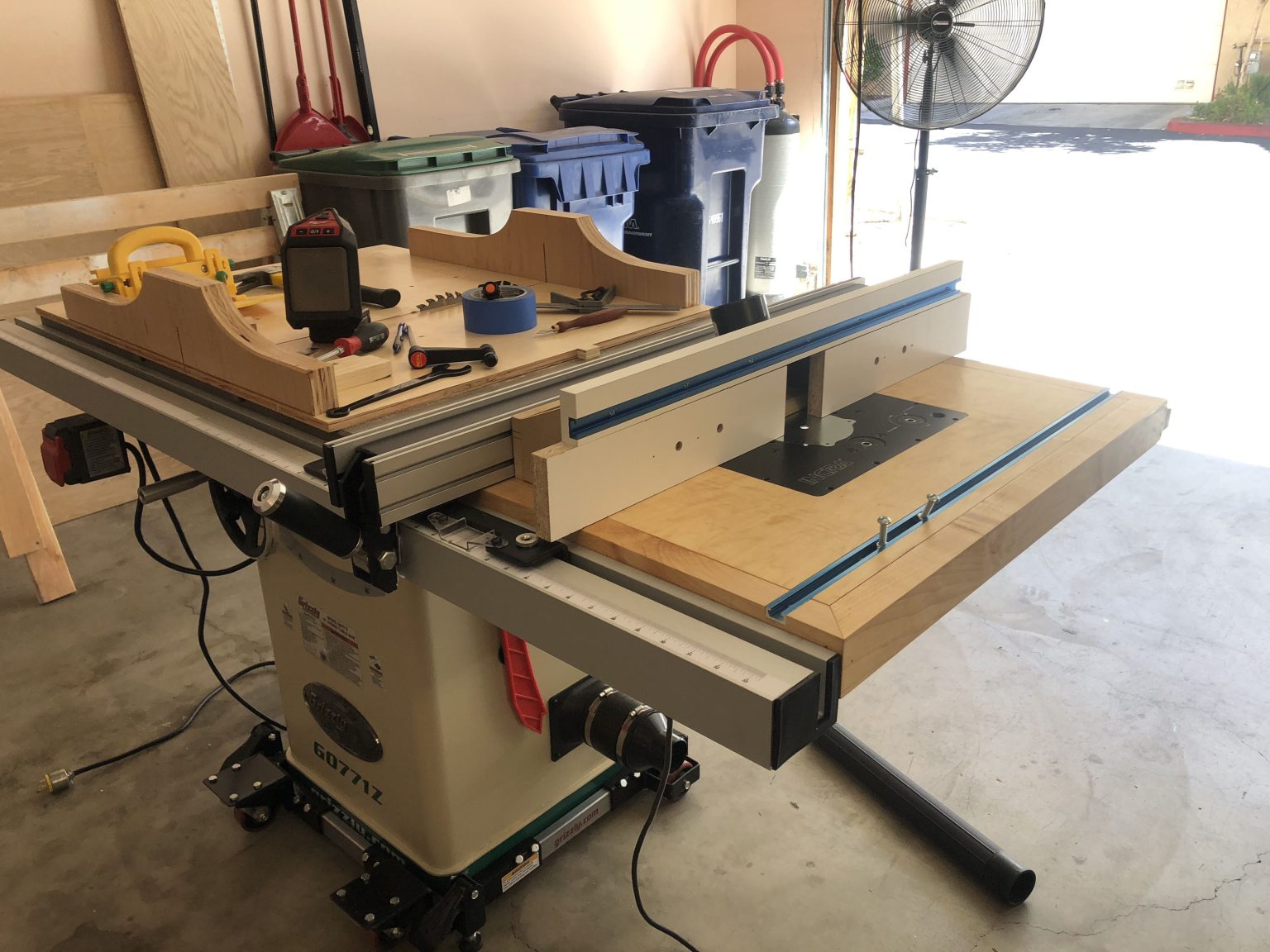 Dust Collector for Grizzly Table Saw